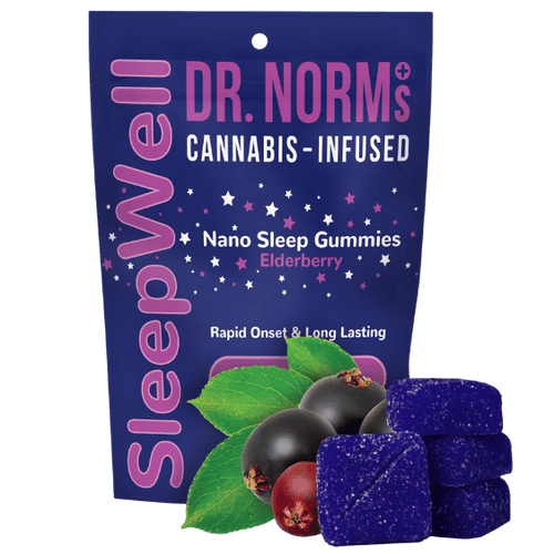 Dr. Norm's SleepWell: Cannabis Vape & Elderberry Gummies for Better Sleep